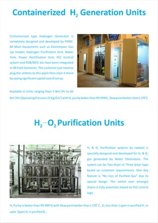 Nuberg Gas Plants - Corporate Overview. Manufacturer of Hydrogen, PSA ...
