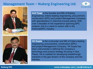 Nuberg oil and gas sector epc services | PPTX