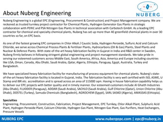 Nuberg to set up $150 million EPC Chemical Complex in Middle East | PPTX
