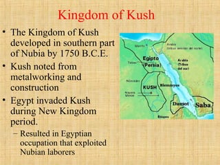 Nubia And The Americas Overview | PPT