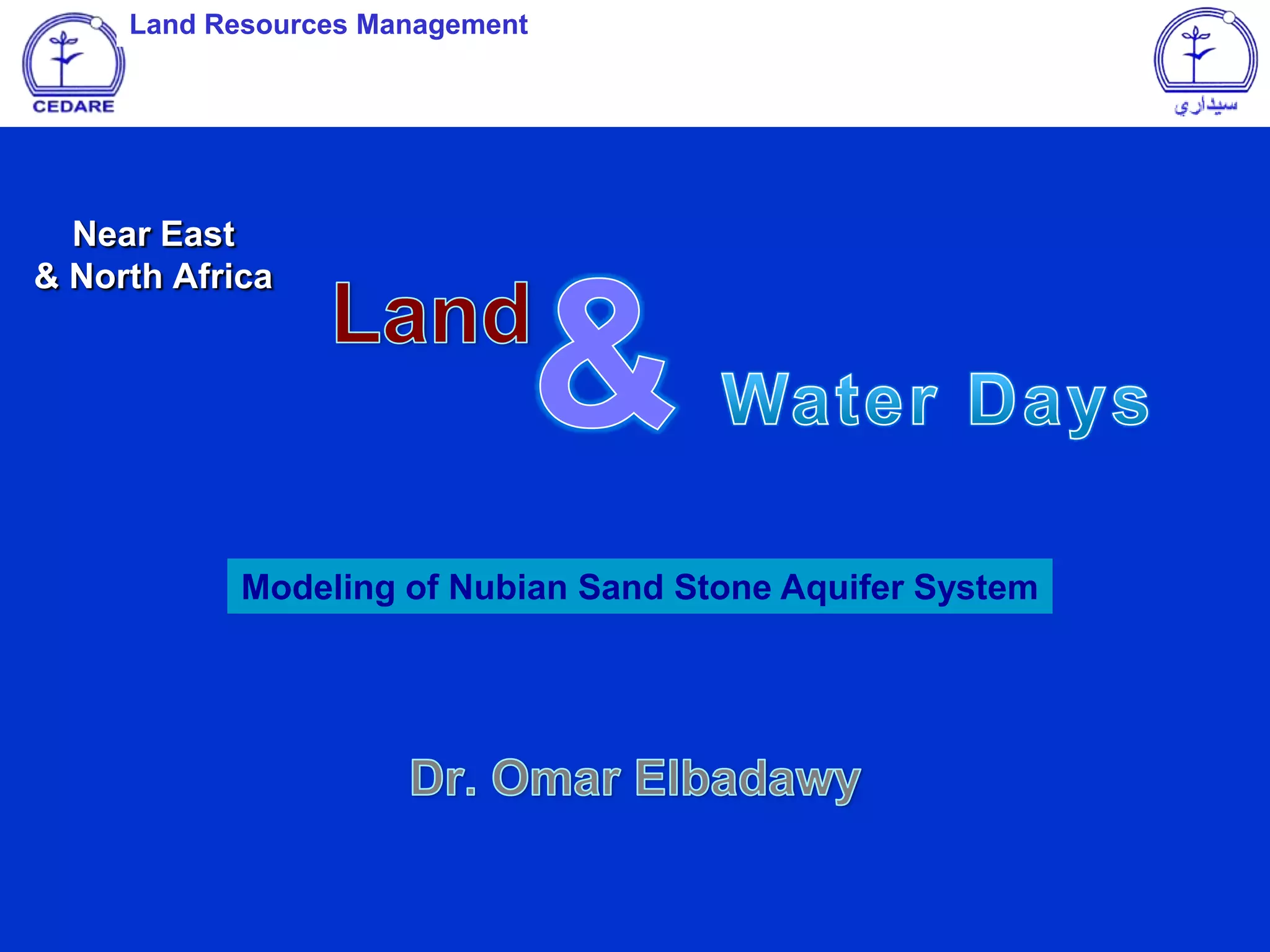 T4: Modeling of Nubian Sand Stone Aquifer System | PPTX