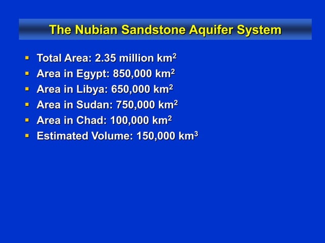 T4: Modeling of Nubian Sand Stone Aquifer System | PPT