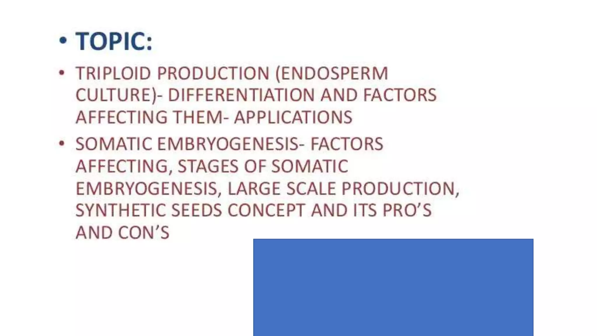Nucellus and endosperm culture | PPTX
