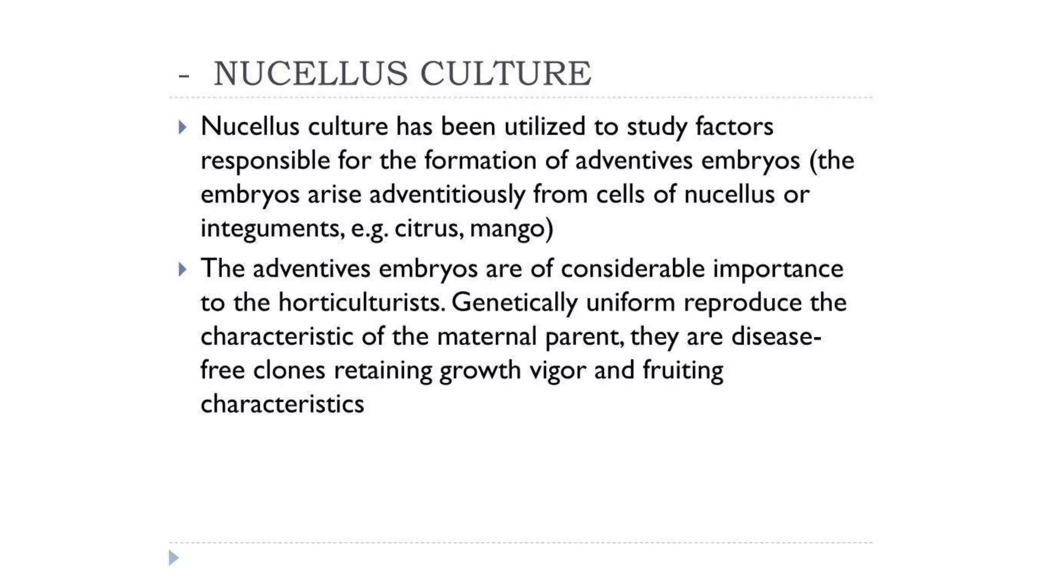 Nucellus culture | PPTX