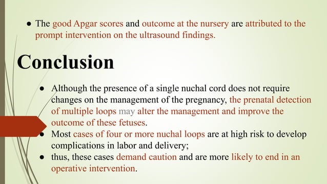 Cord Around The Neck Nuchal Cord Rivin Ppt