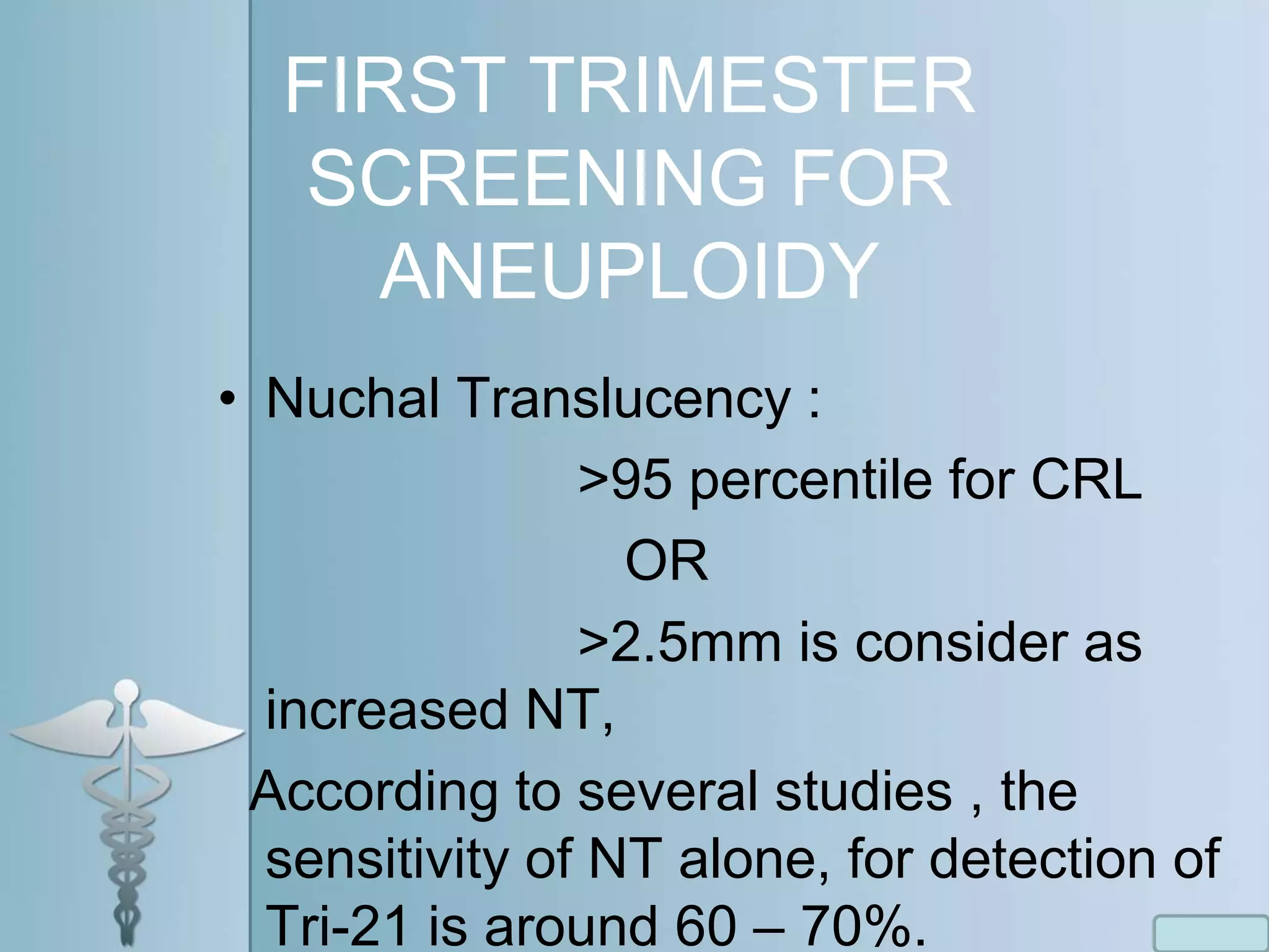 Nuchal translucency | PPTX