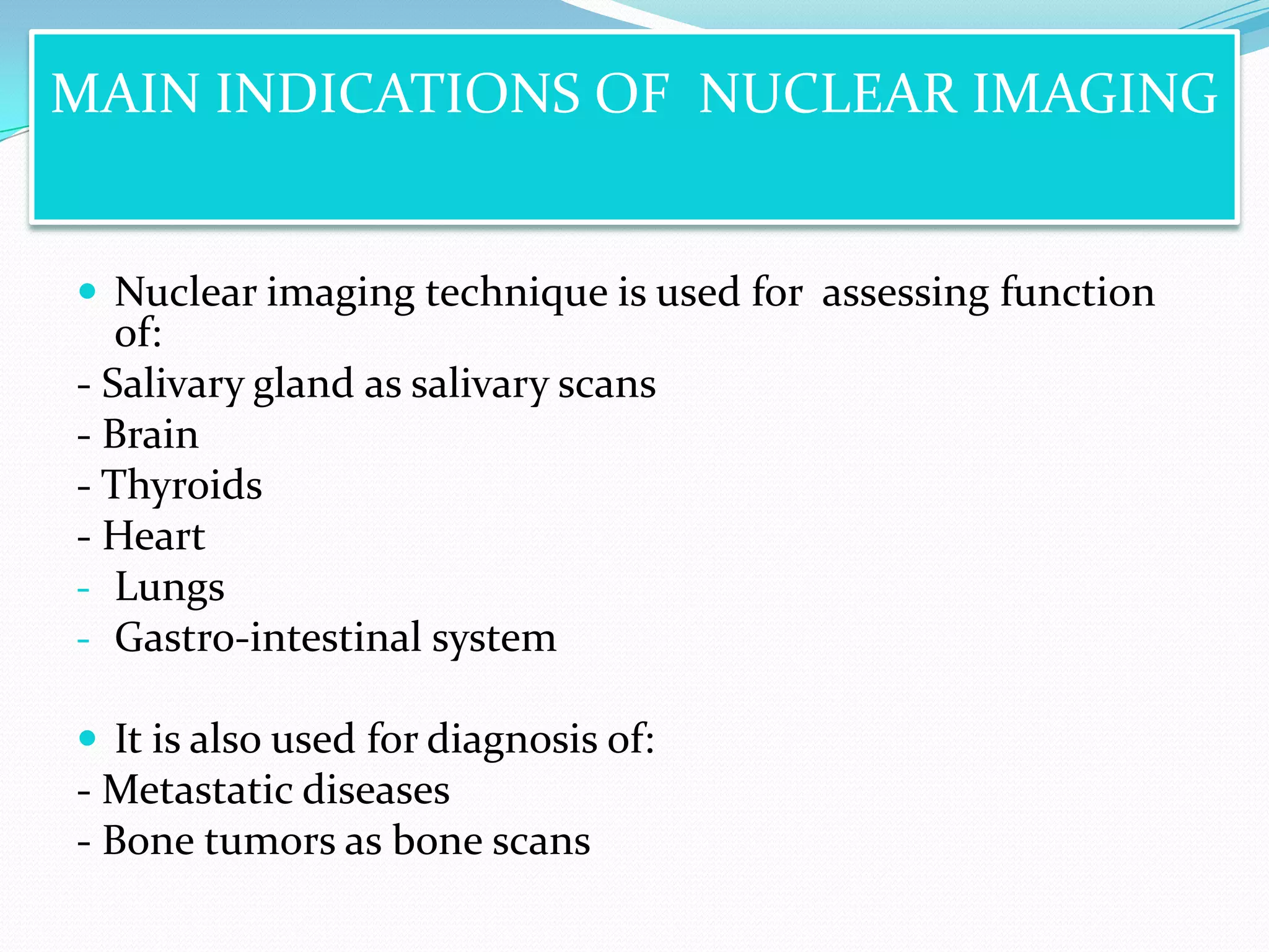 Nucleaer imaging | PPTX