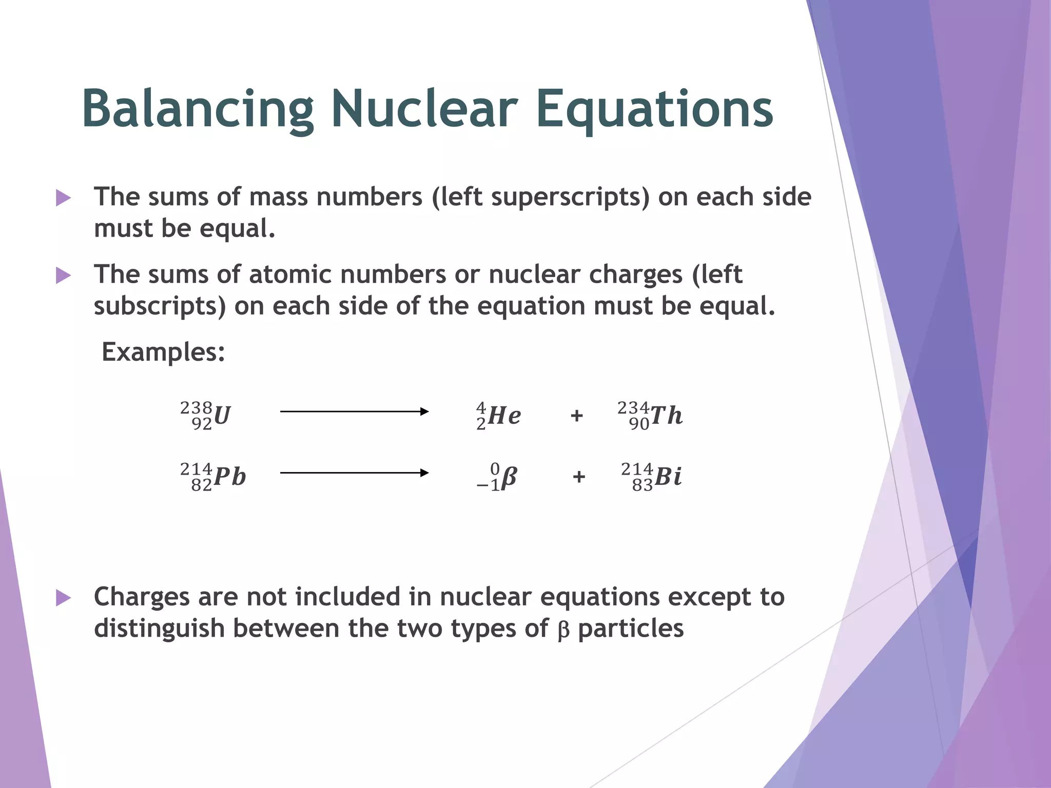 Nuclear equations | PPTX
