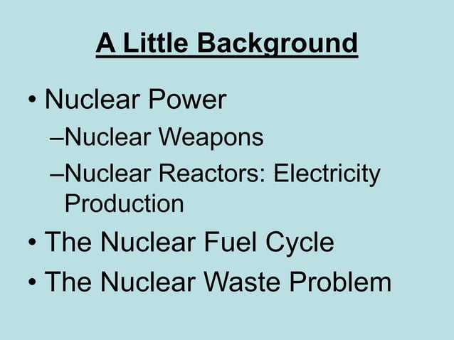 Nuclear fuel-reprocessing | PPT