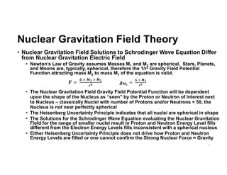 Nuclear Gravitation Field Theory Demonstrates Strong Nuclear Force is ...