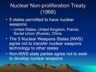 Nuclear Proliferation | PPT