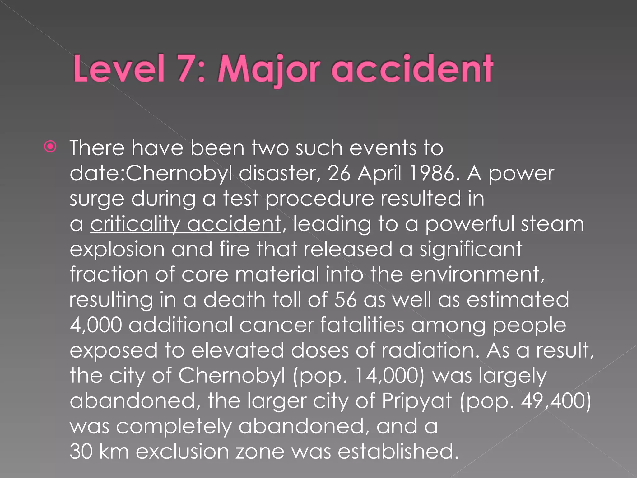 Nuclear accidents | PPT
