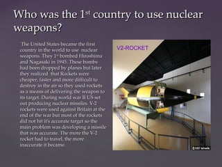 Nuclear arms race ashiq | PPT | Arms & Ammunition | Sensitive Topics