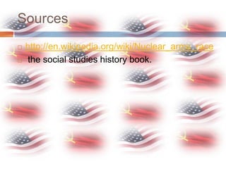 Nuclear arms race by diana | PPTX | Arms & Ammunition | Sensitive Topics