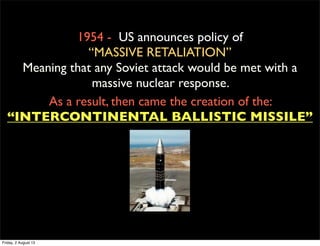 Nuclear arms race:space race | PPT
