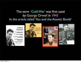 Arms Race Cold War Article