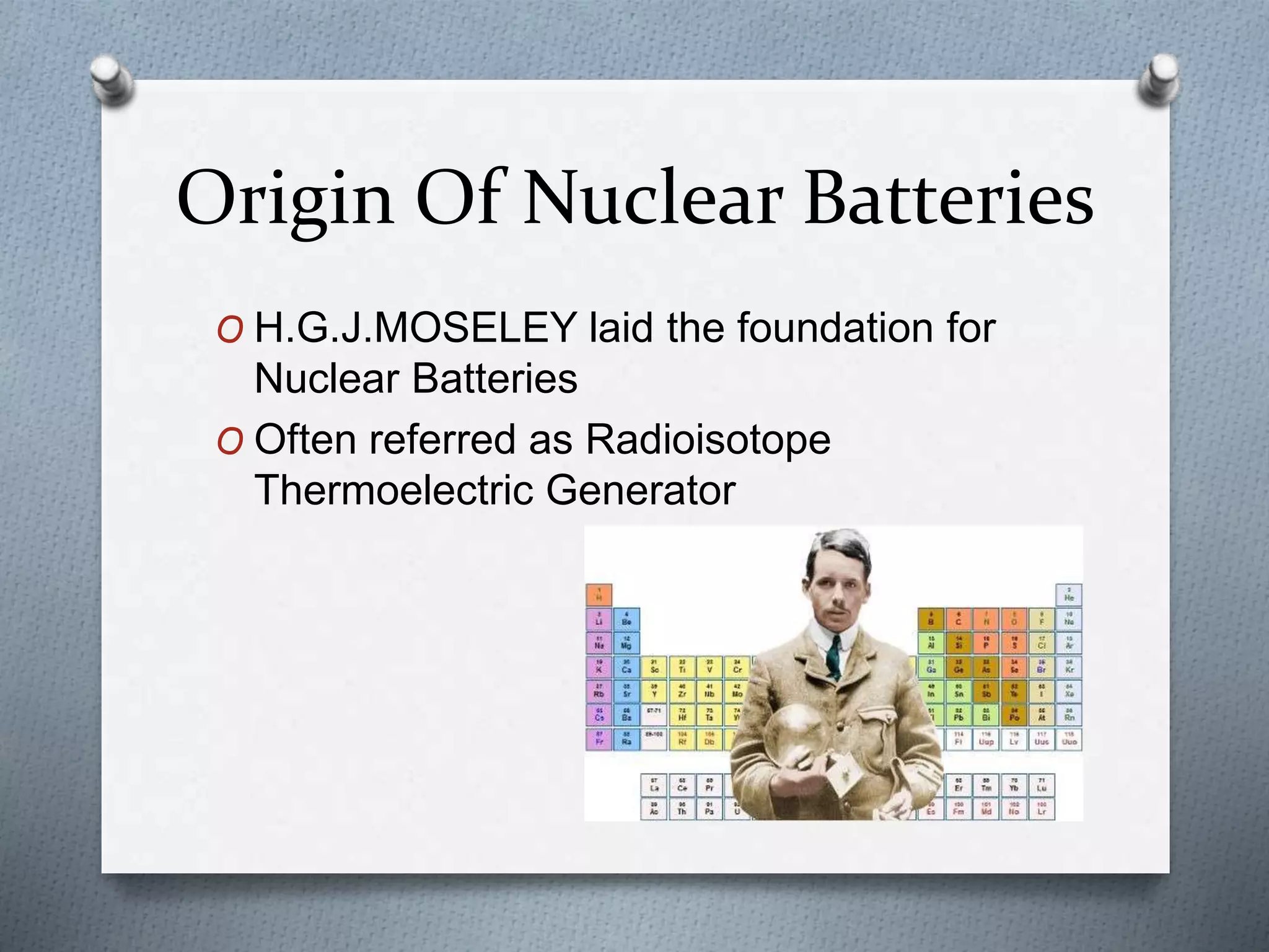 Nuclear batteries | PPT