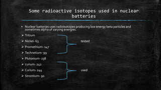 Nuclear batteries | PPT