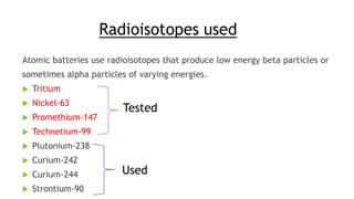 Nuclear Battery PPT | PPTX