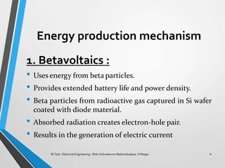 Nuclear battery | PPTX