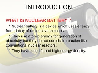 Nuclearbattery | PPT