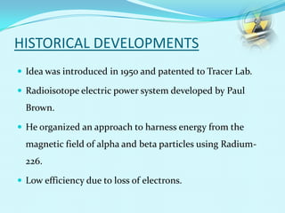 Nuclear battery ppt | PPTX