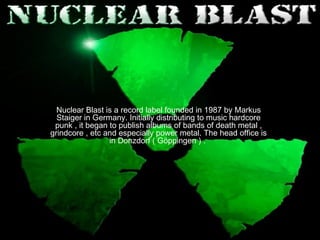 Nuclear blast english | PPT