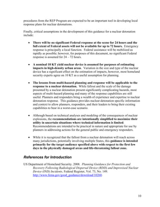 Nuclear Blast Planning Guidance | PDF