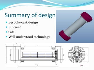 Design Study on Nuclear Transportation Cask | PPTX