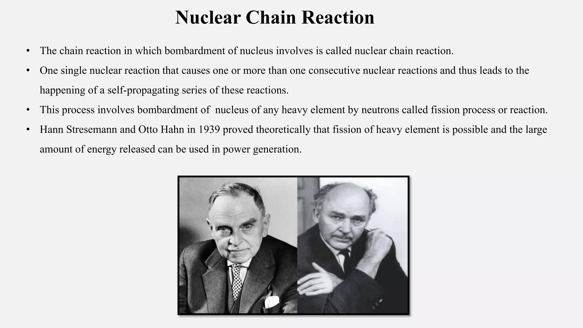 Nuclear chain reaction | PPTX