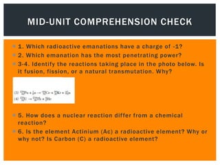 Nuclear Chemistry - New York State Regents | PPTX