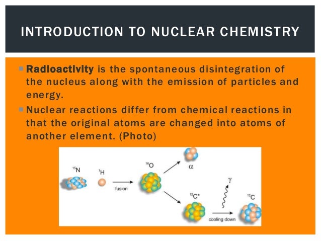Transmutation And Nuclear Energy Chemistry
