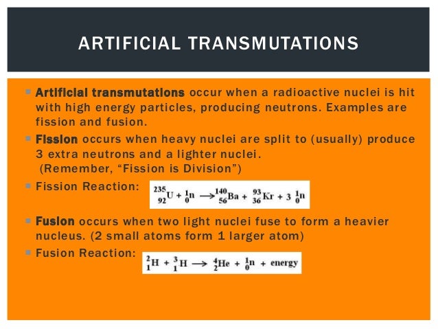 Transmutation And Nuclear Energy Chemistry