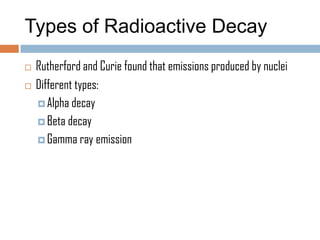 Nuclear chemistry | PPTX