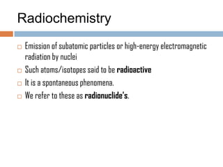 Radiation Chemistry Ppt