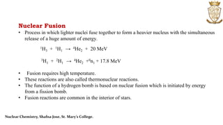 Chemisrty:Nuclear chemistry | PPTX