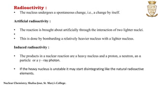 Chemisrty:Nuclear chemistry | PPTX