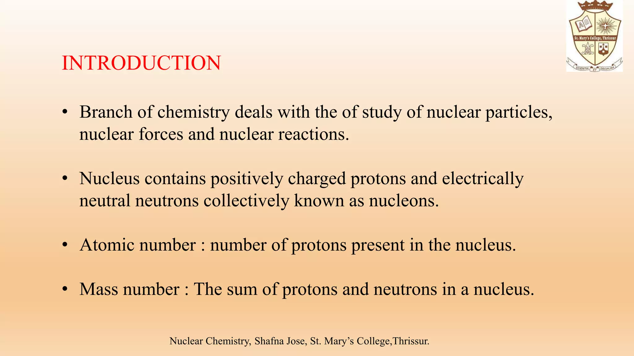 NUCLEAR CHEMISTRY.ppsx