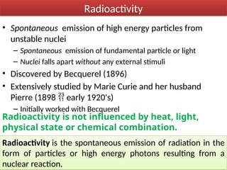 Nuclear decay and mass defect in nuclear chemistry.pptx