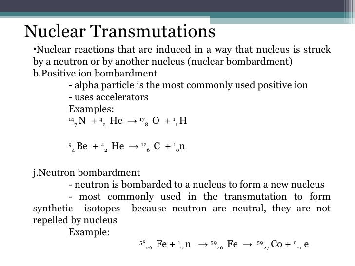 Transmutation And Nuclear Energy Chemistry