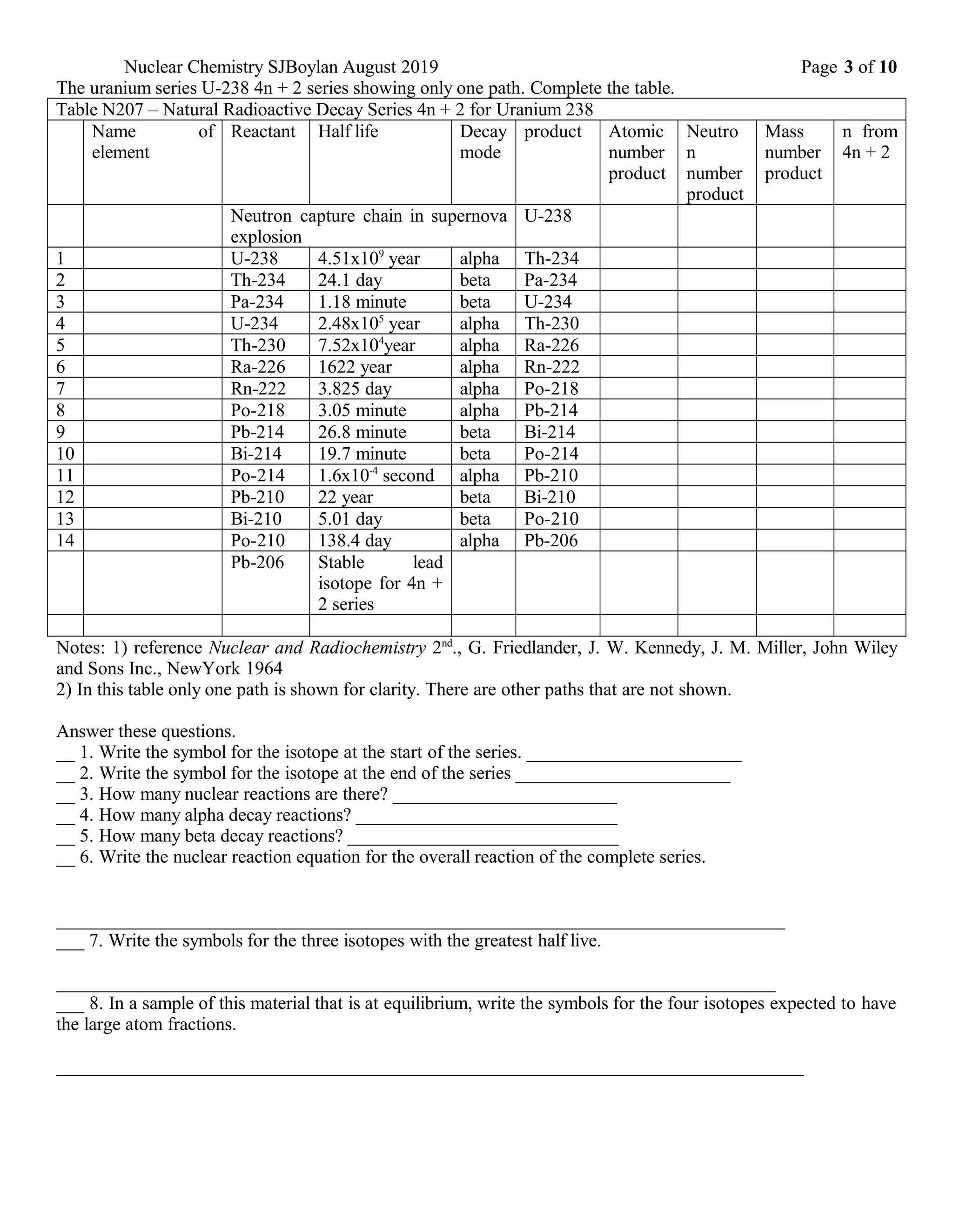Nuclear Chemistry 01a | DOC