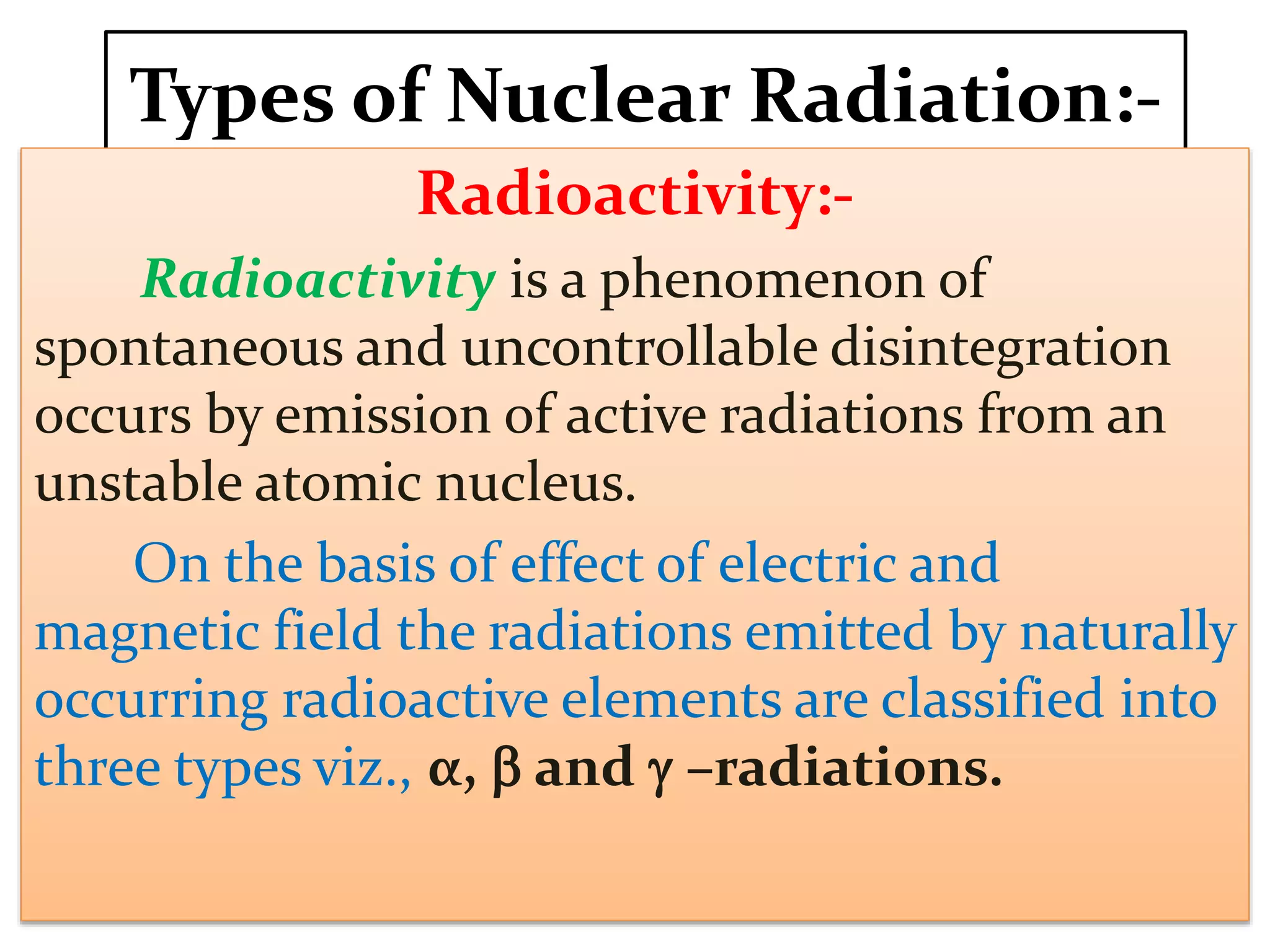 Nuclear chemistry | PPTX
