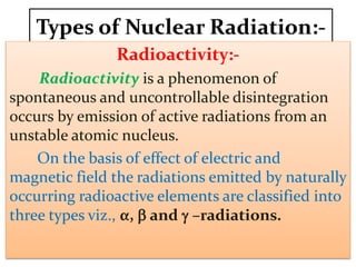 Radiation Chemistry Ppt