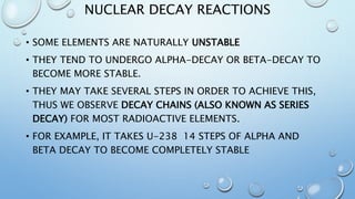 Nuclear Chemistry ppt.pptx | Chemistry | Science
