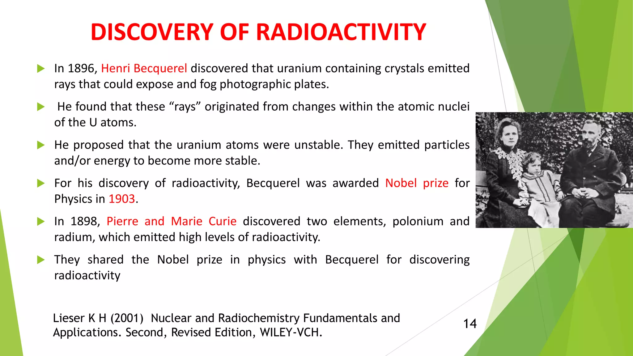 Nuclear chemistry and Radioactivity | PPTX
