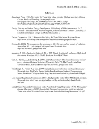 Nuclear Reactors, Materials, and Waste CIKR Sector: Case Study of the ...