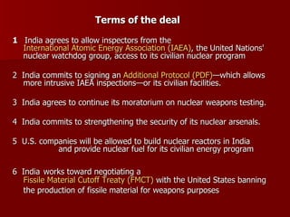 Nuclear Deal | PPT
