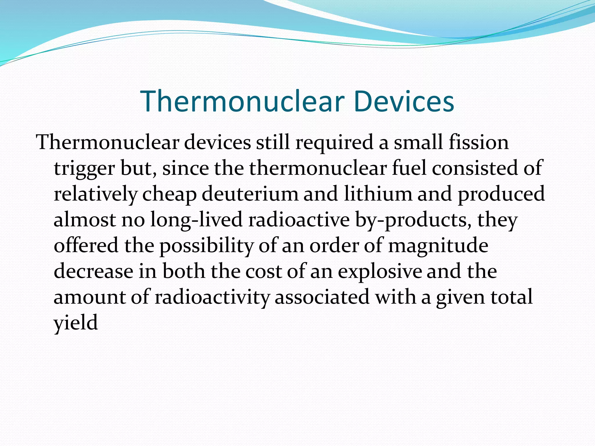 Nuclear devices for mining | PPTX