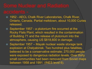 Nuclear disasters | PPTX