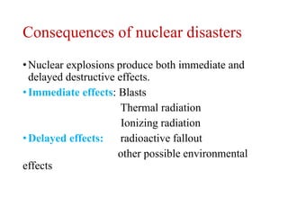 Nuclear disasters | PPTX